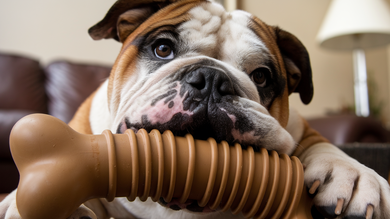 🦴 Is Your Bulldog Chewing Too Much? Here's How to Fix It! - Dogdorable